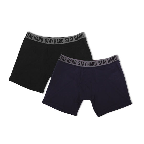 Stay Hard Boxer Briefs - 2 Pack – Shop-David-Goggins